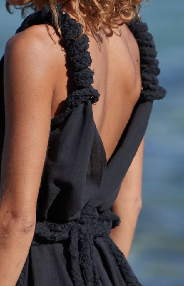 Raw Bohemian Frayed Dress – ARYA Clothing