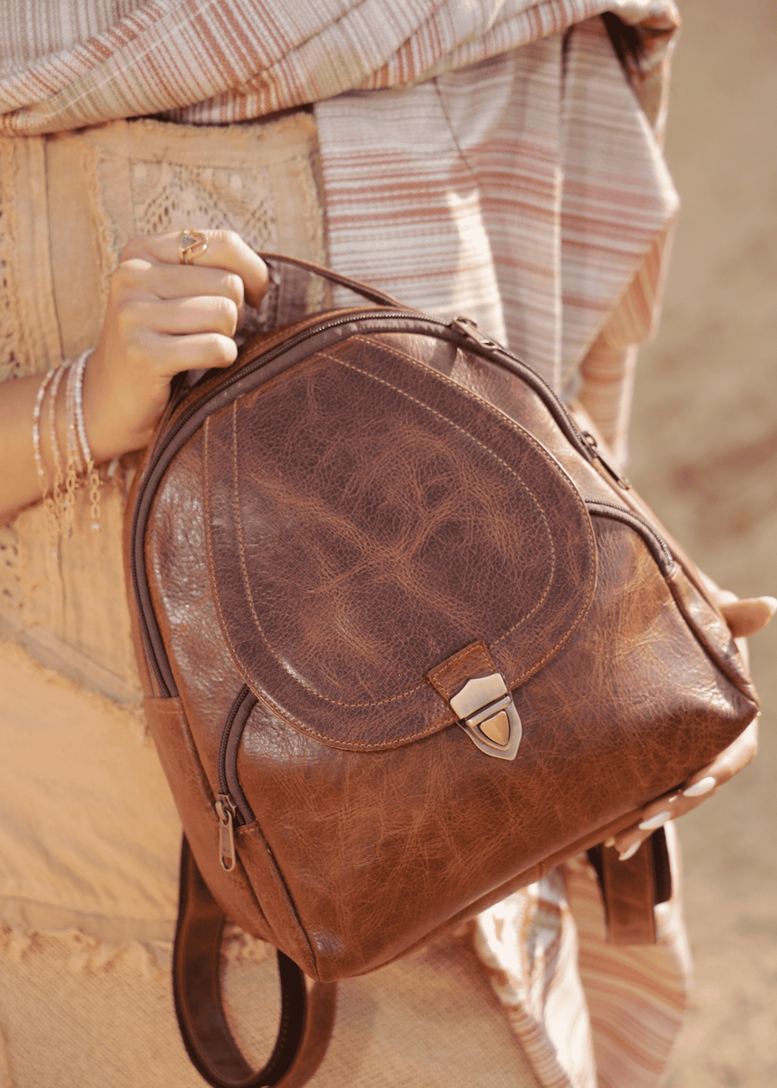 Madeline Genuine Leather Backpack – ARYA Clothing